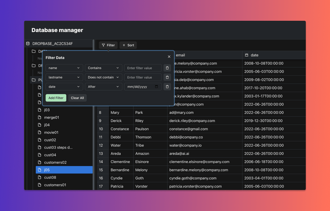 Edit Hubspot, Postgres, and Stripe data via spreadsheets | Dropbase